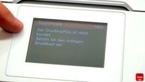 Canon Pixma Druckkopf Fehler 1403 – Druckkopftyp ist nicht korrekt ...