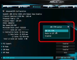 Windows 11 fTPM TPM 2.0 im Bios aktivieren – AMD Prozessor CPU – Trusted Platform Module UEFI ...