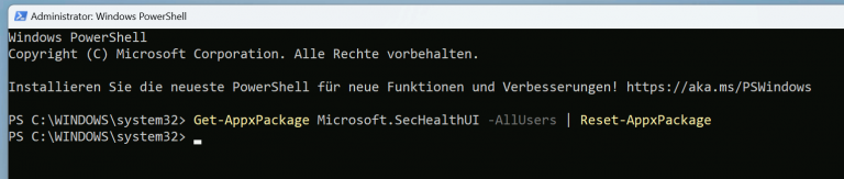 Windows 11 Sicherheit lässt sich nicht öffnen – Seite 2 – Tuhl Teim DE
