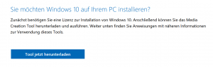 Windows 10 Media Creation Tool USB-Stick erstellen – Tuhl Teim DE