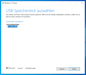 Windows 10 Media Creation Tool USB-Stick erstellen – Seite 2 – Tuhl Teim DE