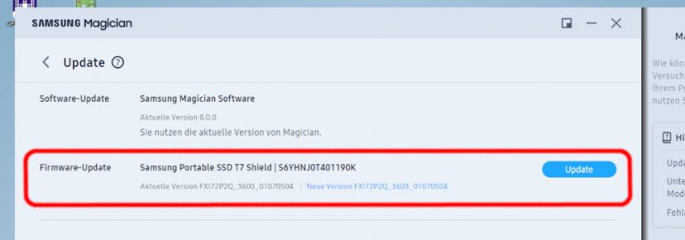 Samsung Portable SSD T5 T7 T9 Shield Firmware Update – Tuhl Teim DE