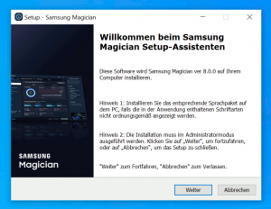 Samsung SSD Firmware Update mit Magician – Tuhl Teim DE