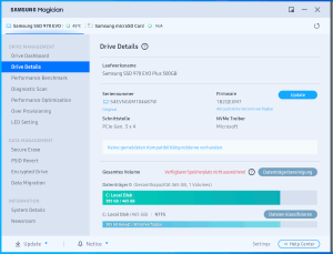 Samsung SSD Firmware Update mit Magician – Tuhl Teim DE