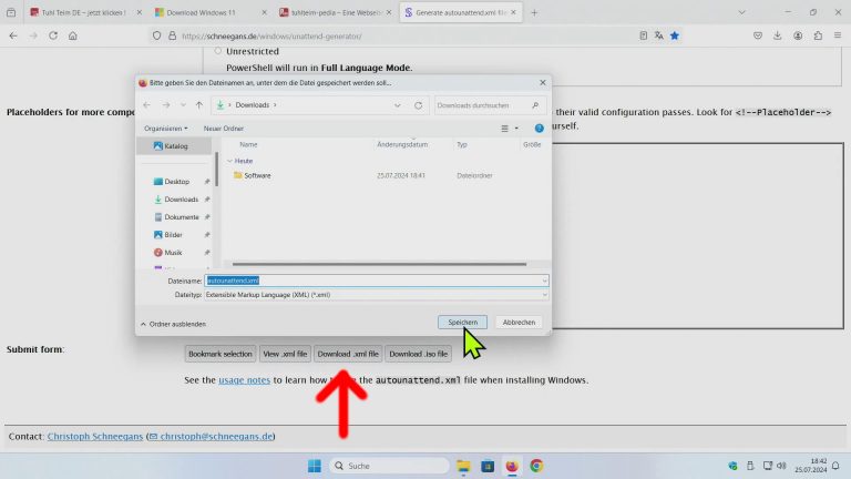 Windows 11 Clean Install auf jedem Rechner mit XML-Trick – Tuhl Teim DE