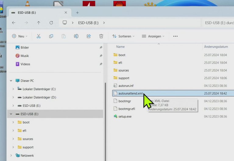 Windows 11 Clean Install auf jedem Rechner mit XML-Trick – Tuhl Teim DE
